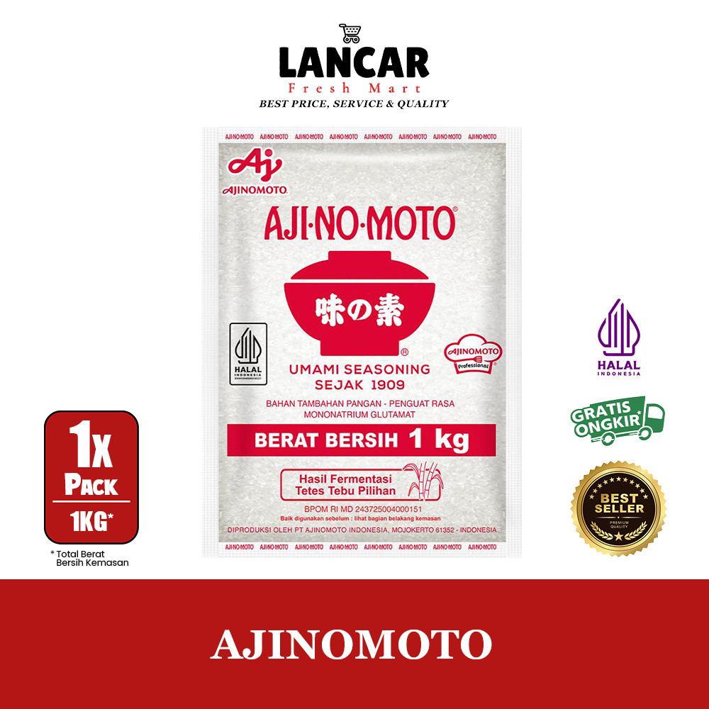 Jual AJI-NO-MOTO 1000GR AJINOMOTO / AJINOMOTO MICIN 1000GR | Shopee ...
