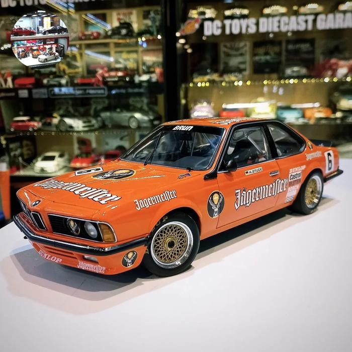 Jual Diecast BMW 635 CSI DTM Jager no.6 Autoart rare models | Shopee ...