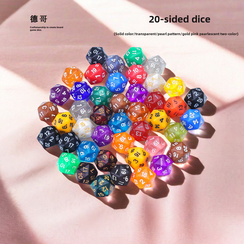 Jual Dadu 20 sisi - Dice 10 Side - Game Board - Monopoli - D&D | Shopee ...