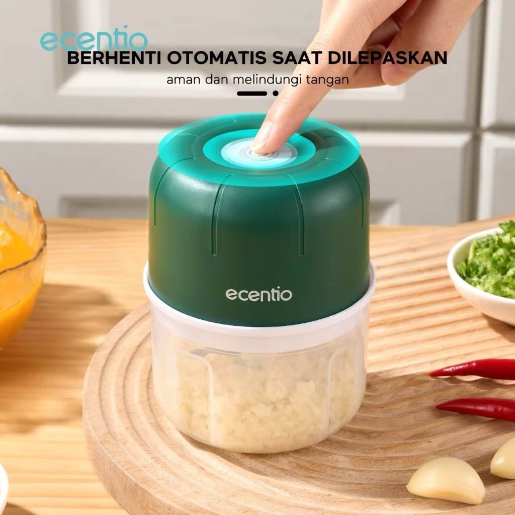 Jual ecentio Mini Chopper Portable Penghalus Bumbu Dapur Multifungsi ...