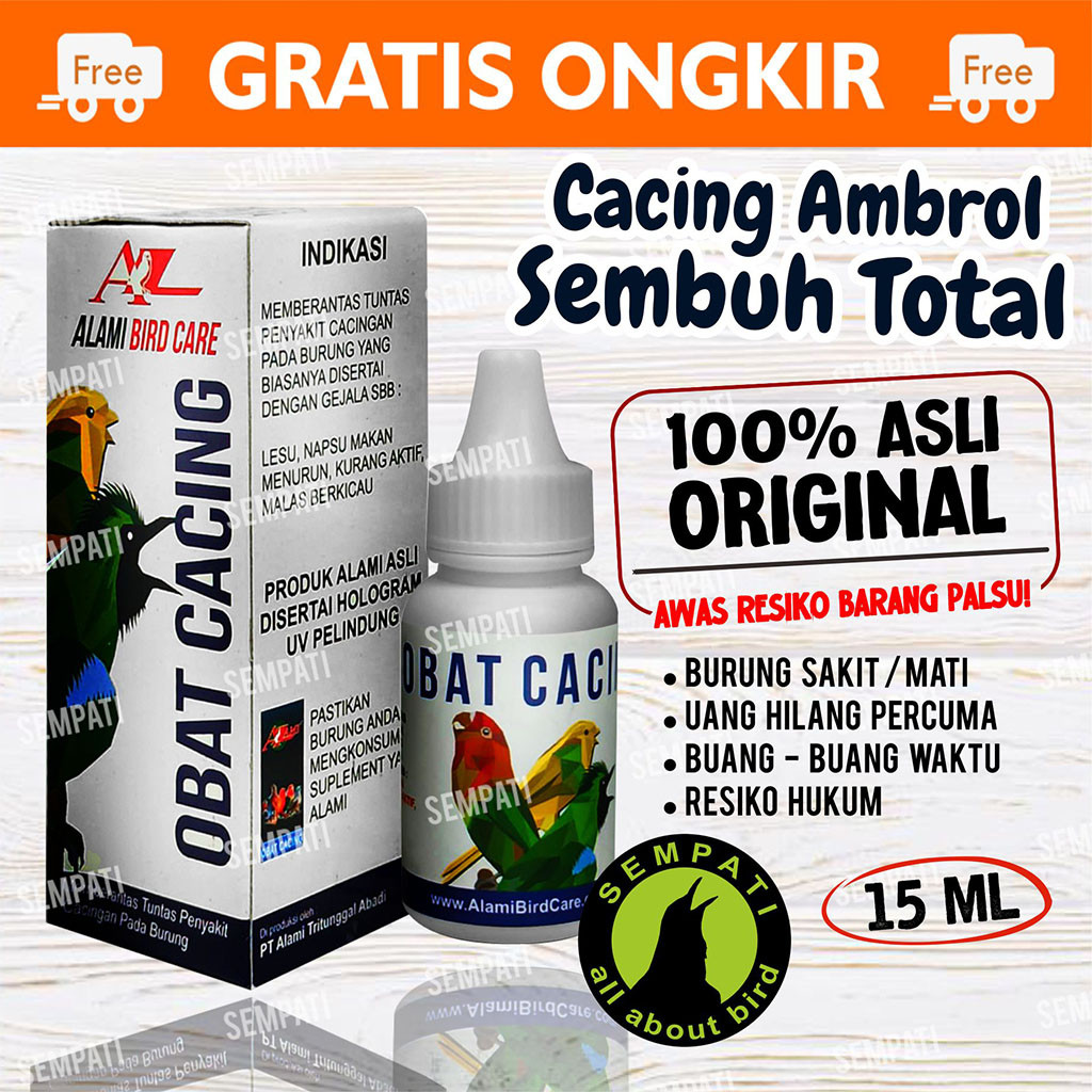 Jual SEMPATI OBAT CACING ALAMI BIRD CARE OBAT BURUNG SAKIT CACINGAN ...
