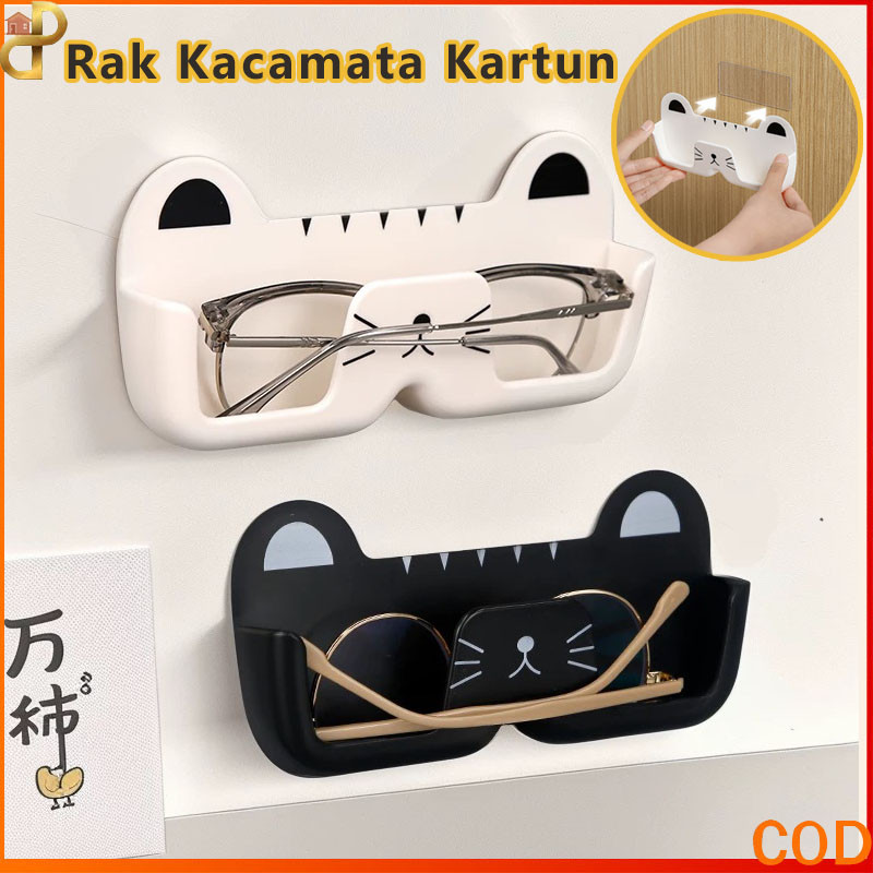 Jual Rak Kacamata Kartun Gantung Dinding Kacamata / Rak Penyimpan ...