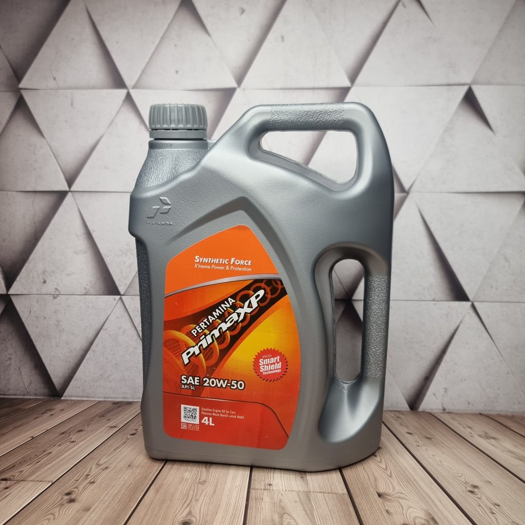 Jual Oli Mesin Prima XP Oil Mobil Original Pertamina 20W 50 4 Liter 4L ...
