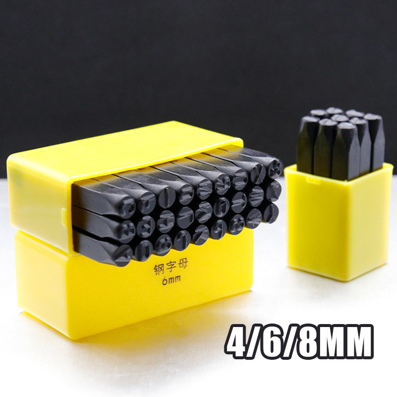 Jual 36pcs Angka Dan Huruf Ketok Besi Numbers Alphabets Printing Tool ...