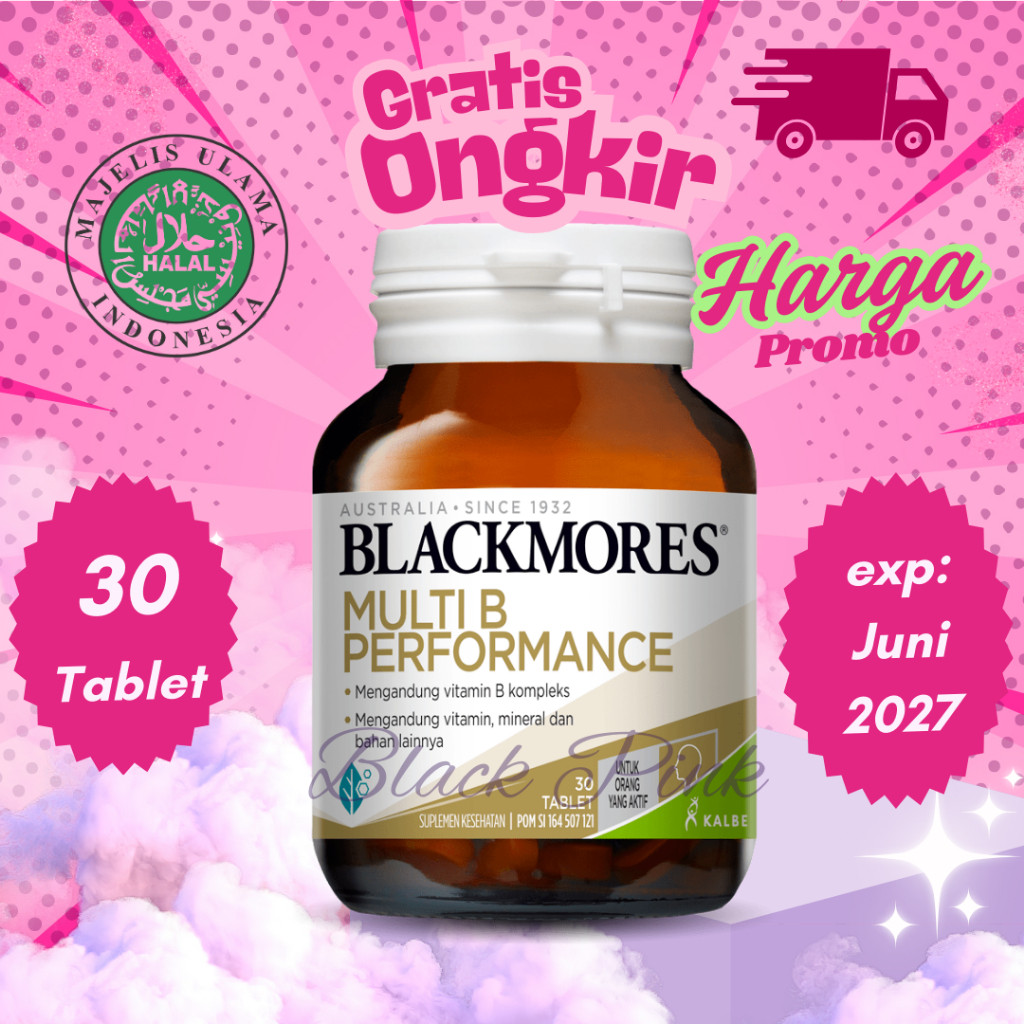 Jual BLACKMORES MULTI B PERFORMANCE BPOM KALBE 30 TAB | Shopee Indonesia