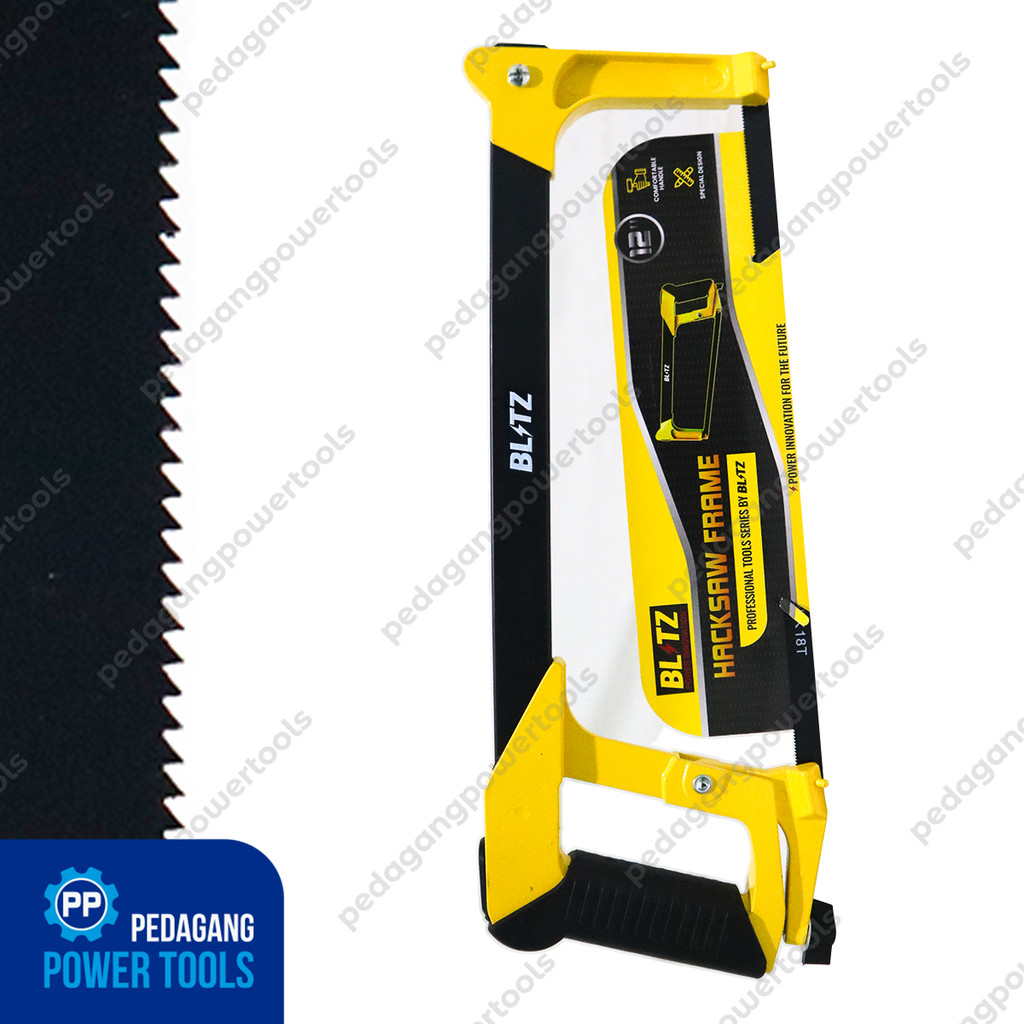 Jual BLITZ Hack Saw Frame 12" Gagang Gergaji Besi Aluminium Stang Gorok ...