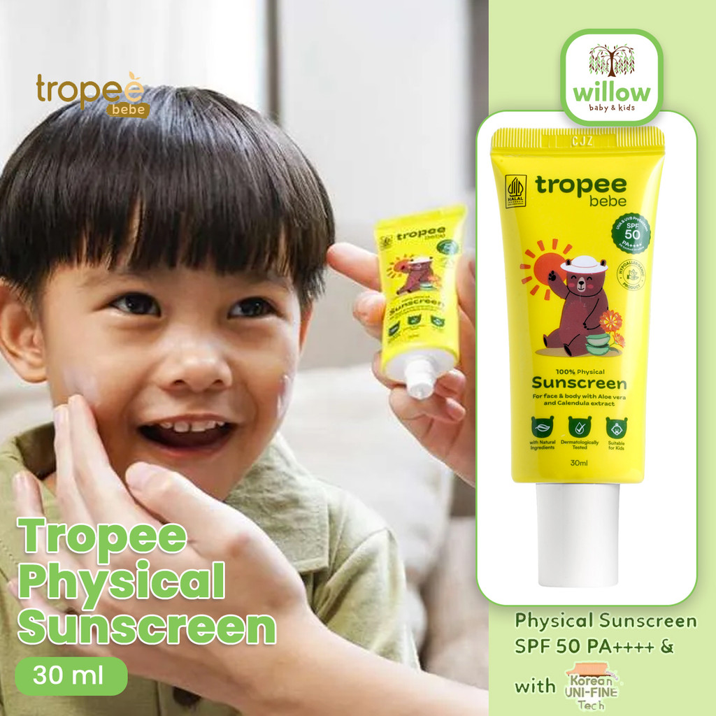Jual Sun Care Bayi - Tropee Physical Sunscreen 30Ml | Shopee Indonesia