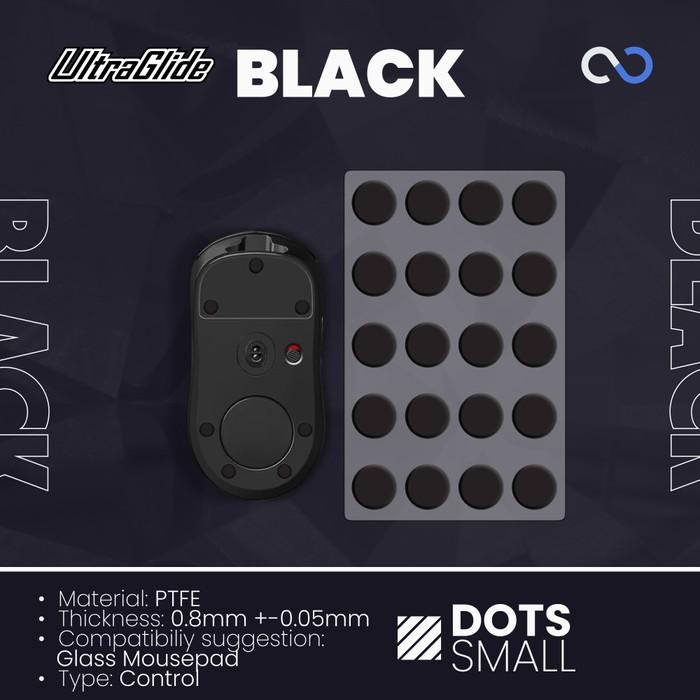 Jual Meow Gaming Gear UltraGlide Black Dots Universal Mouse Feet ...