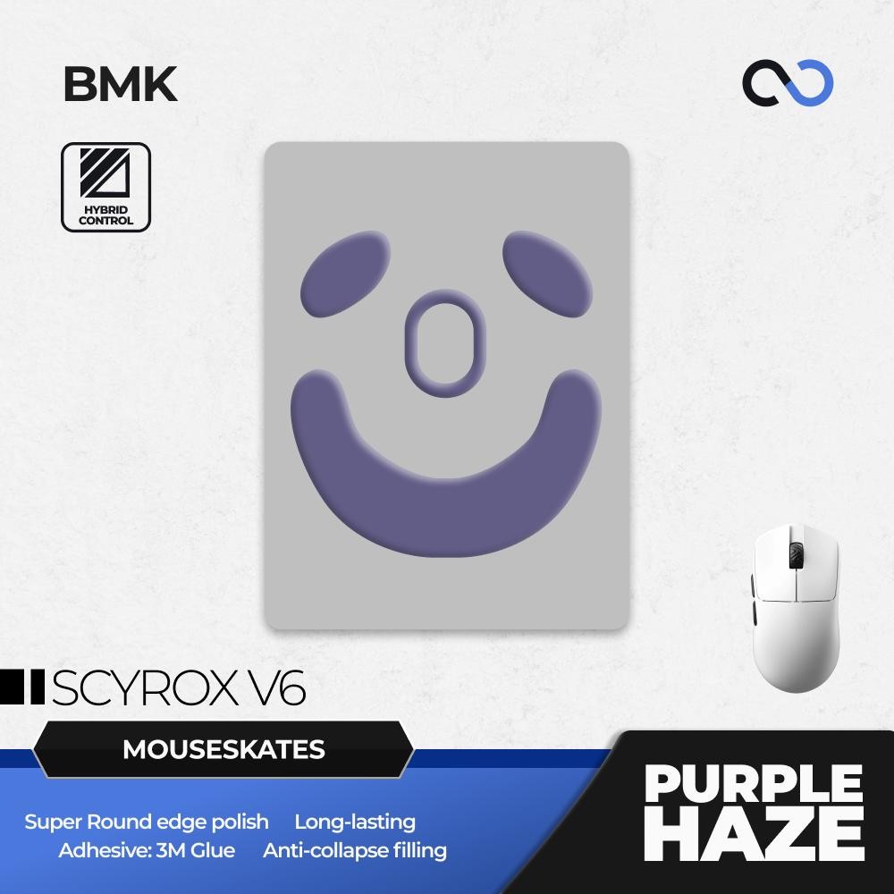 Jual BMK Purple Haze Pro Scyrox V6 Mouse Feet / Mouse Skate PTFE ...