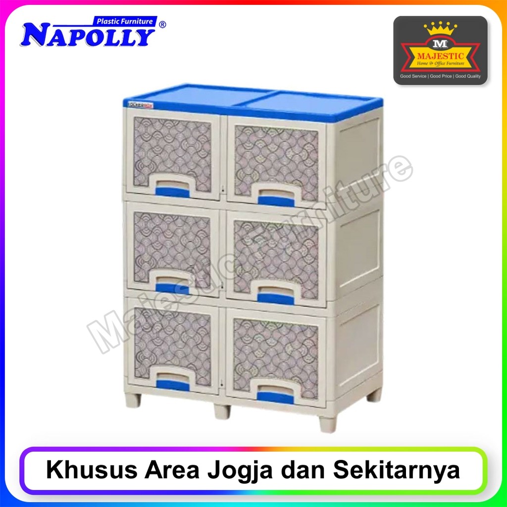 Jual Lemari Plastik Napolly LOCKER BOX 2306 WIFI (Jogja) | Shopee Indonesia