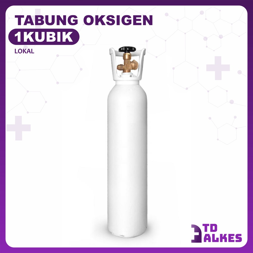 Jual Tabung Oksigen Oxygen O2 Nisson Tabung dengan Isi 1 Kubik 1m3 ...