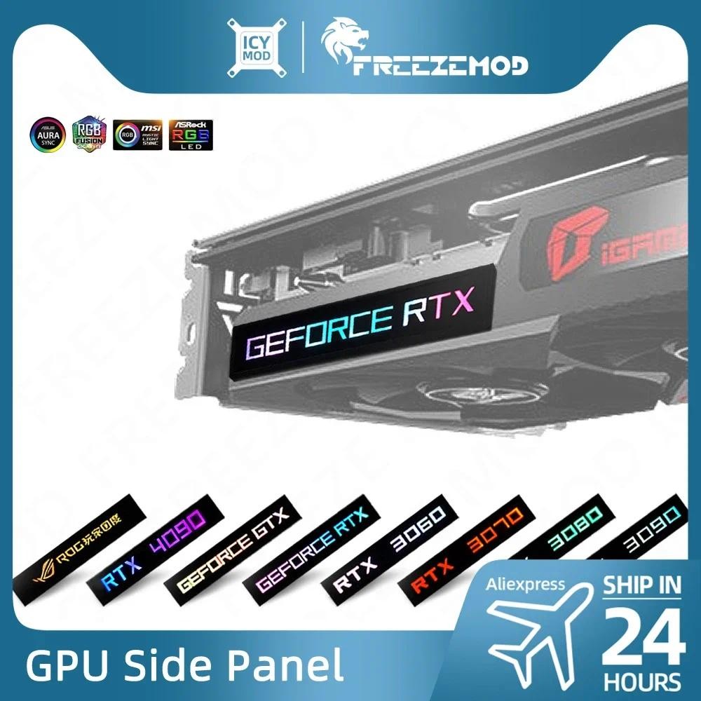 Jual FREEZEMOD GPU Side Panel RTX3090 GTX ROG PC Decoration Video Card ...