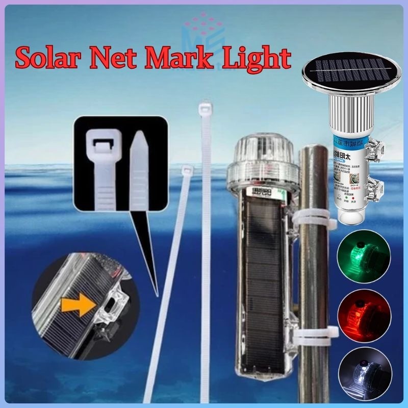 Jual 【Local Delivery 】Solar Net Mark Light Lampu Torpedo Bertenaga ...