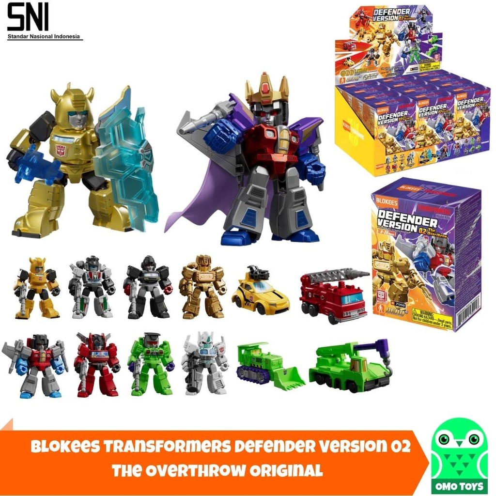 Jual Blokees Transformers Defender Version 02 The Overthrow Original ...