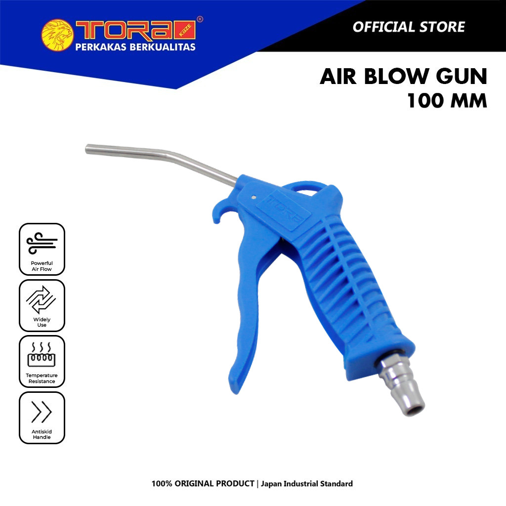 Jual TORA Air Blow Gun 100 mm Nozzle Pendek - Air Duster - Alat Tiup ...