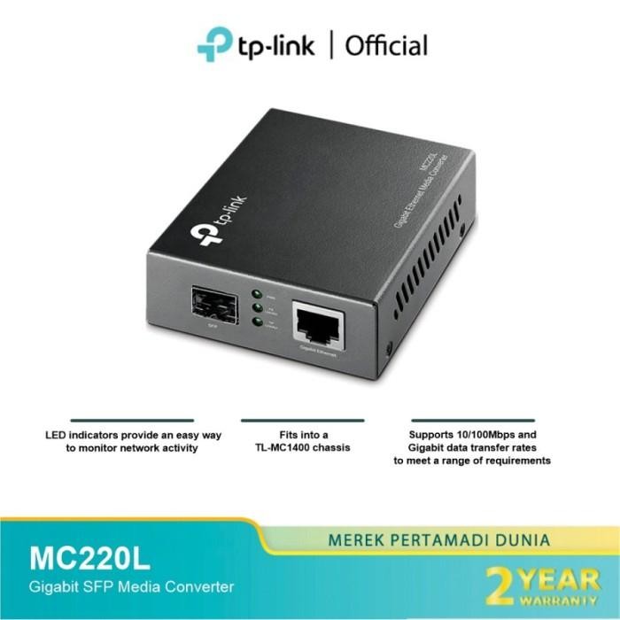Jual TP-LINK MC220L Gigabit SFP Media Converter 10/100/1000Mbps | Shopee Indonesia