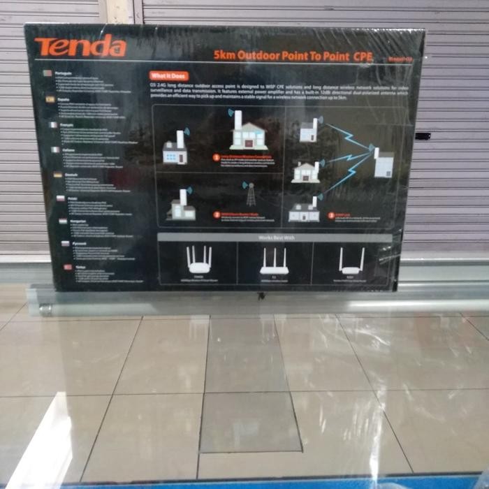 Jual TENDA O3 5km Outdoor Point To Point CPE TENDA 03 Wireless Router ...