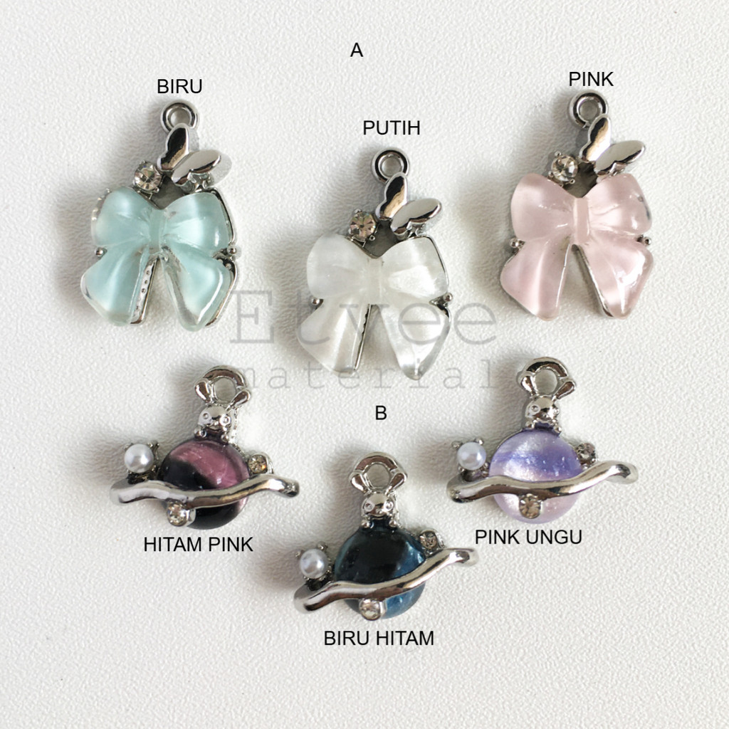 Jual L311 Liontin bandul pita planet batu permata | Shopee Indonesia