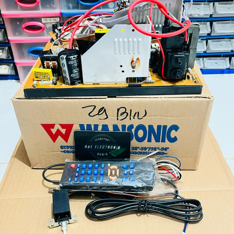 Jual Mesin TV Analog Tabung Layar cembung 29inch wansonic | Shopee ...