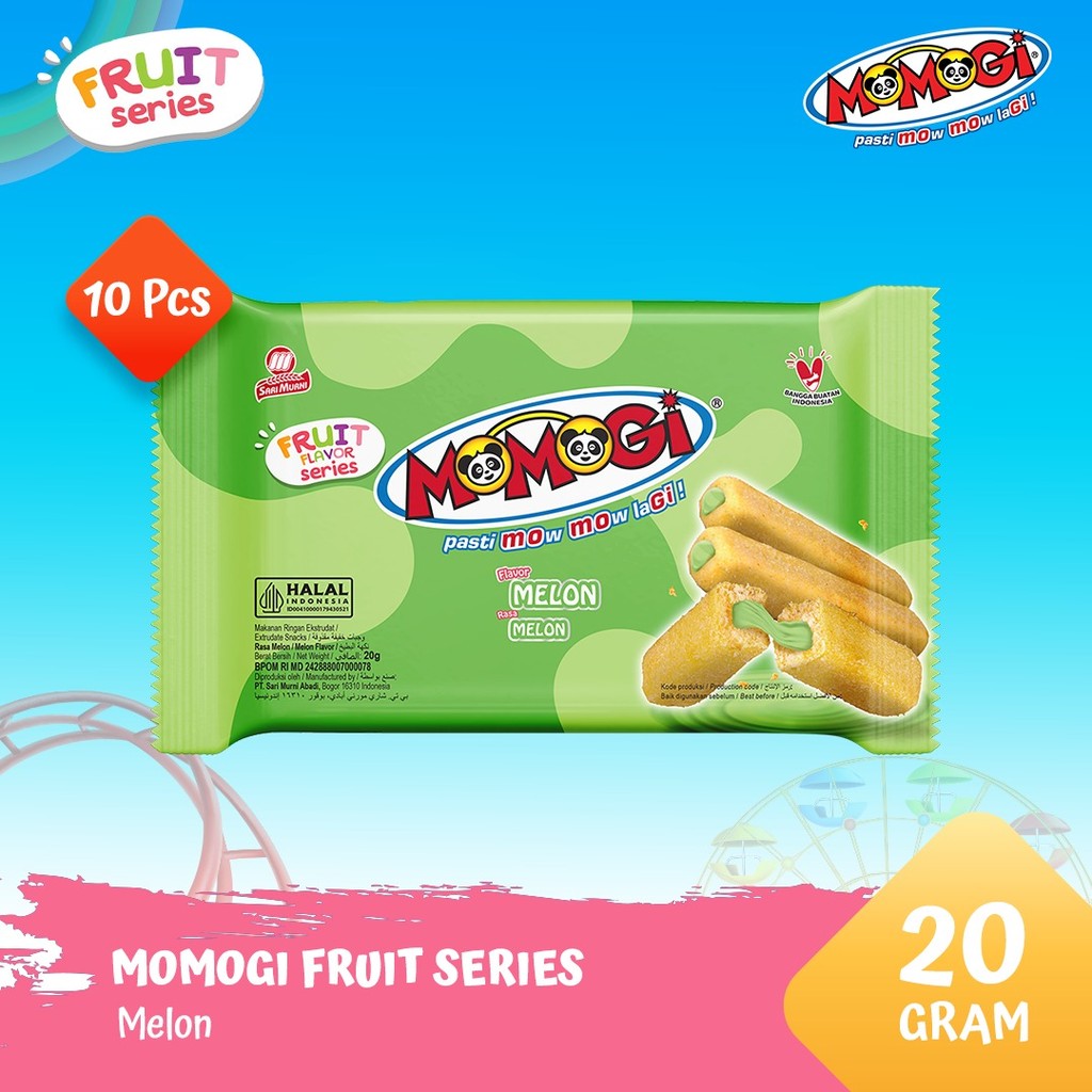 Jual MOMOGI FRUIT SERIES 20GR - MELON [ 1 Pack @ 10 Pcs] | Shopee Indonesia