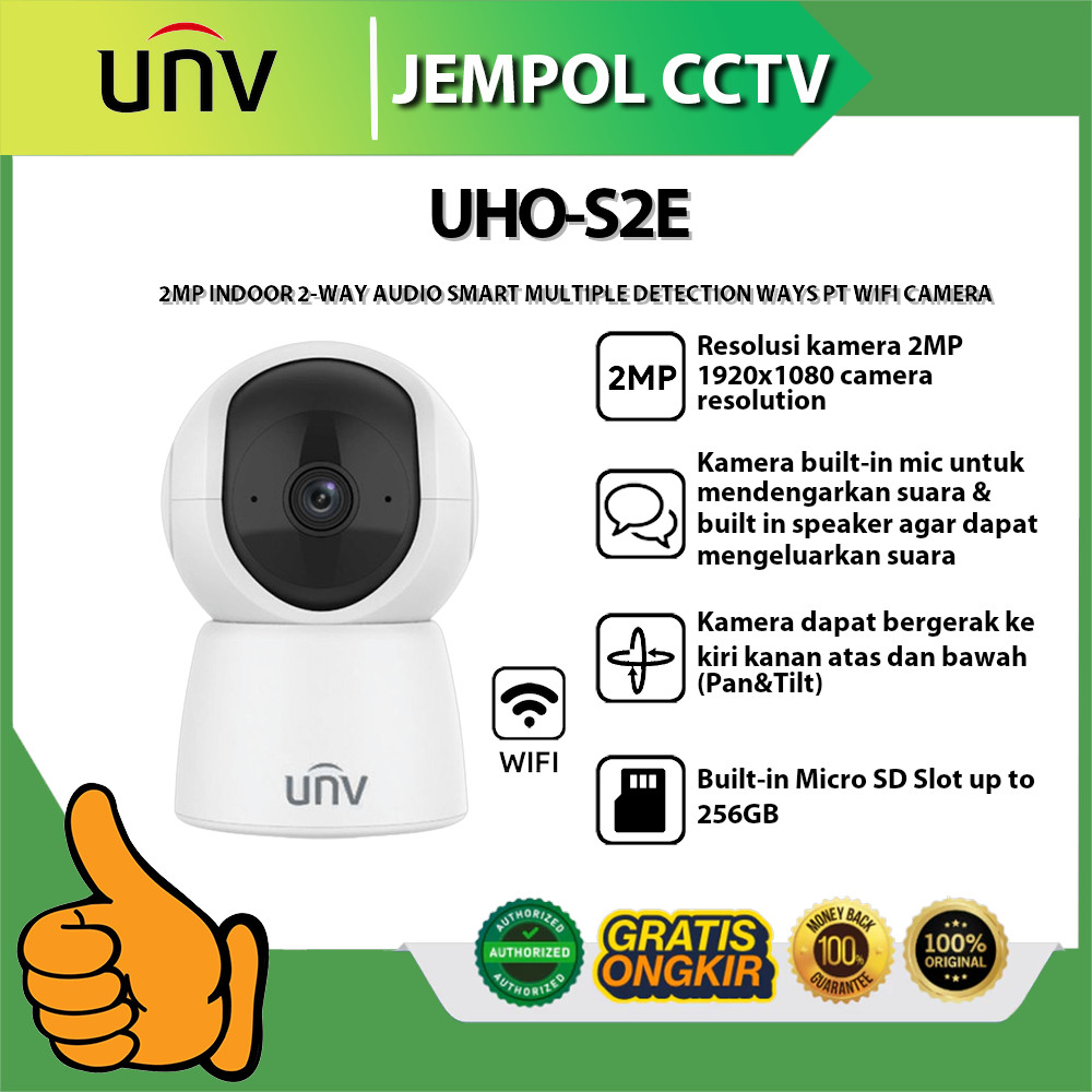 Jual UNV UHO-S2E 2MP INDOOR 2-WAY AUDIO SMART MULTIPLE DETECTION WAYS ...
