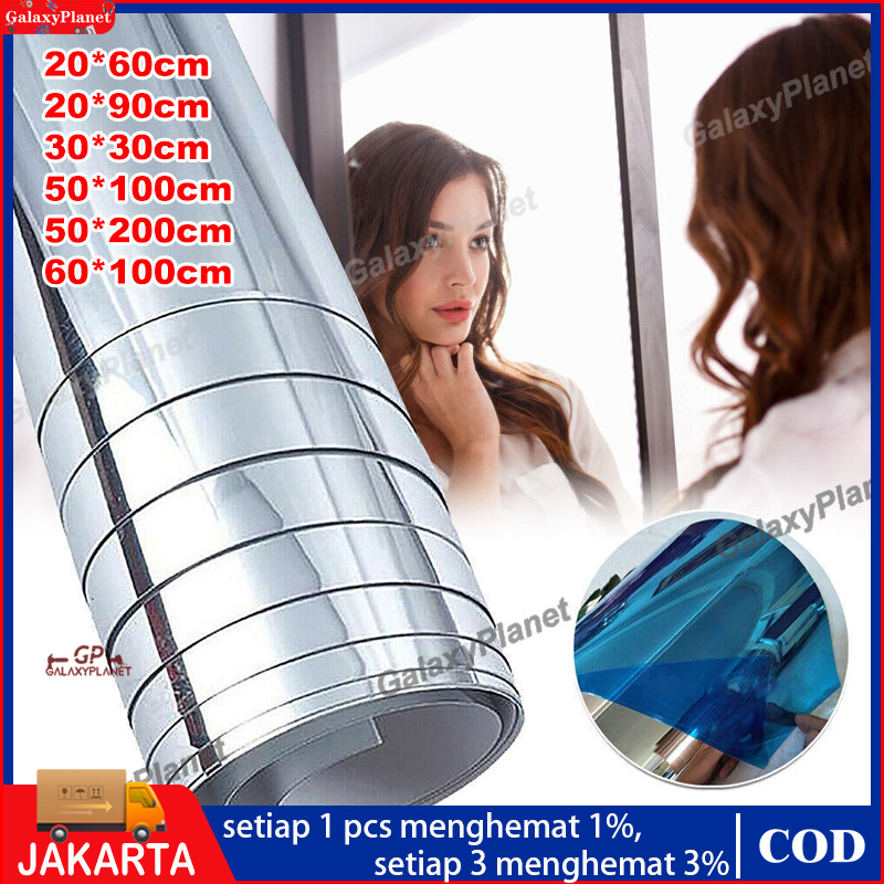 Jual 【Termurah】Cermin dinding tempel Cermin Stiker Tempel Dinding ...