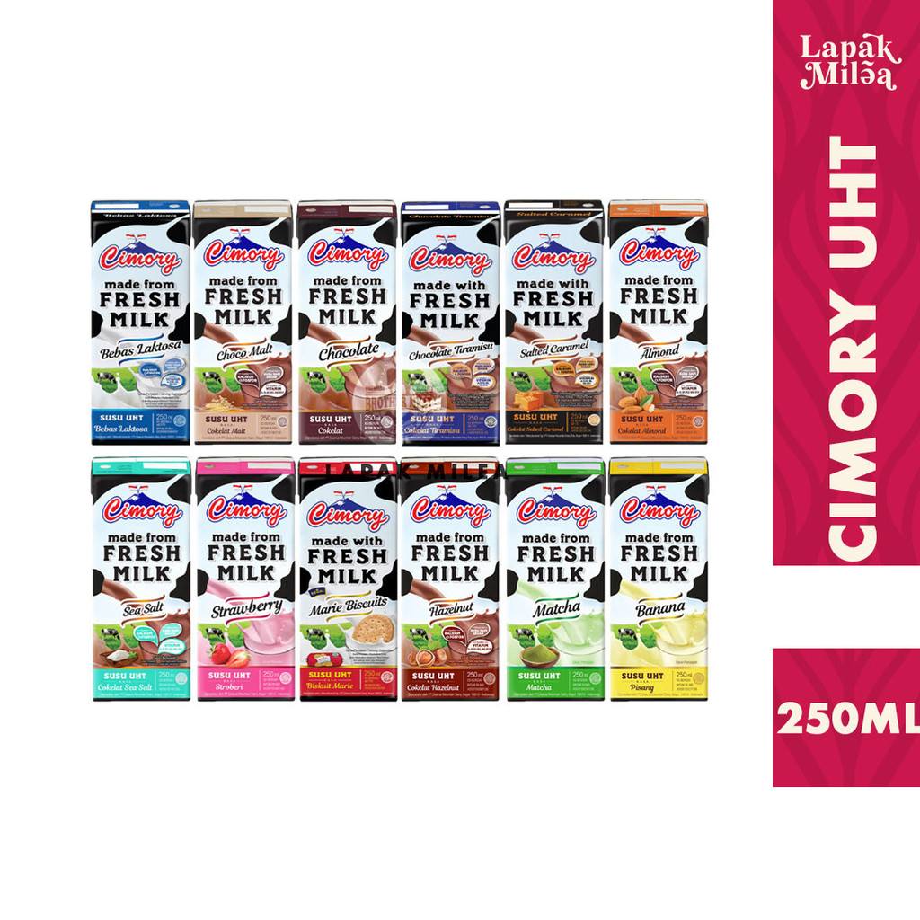 Jual Cimory - Uht Cimory Fresh Milk 250ml Aneka Rasa | Shopee Indonesia