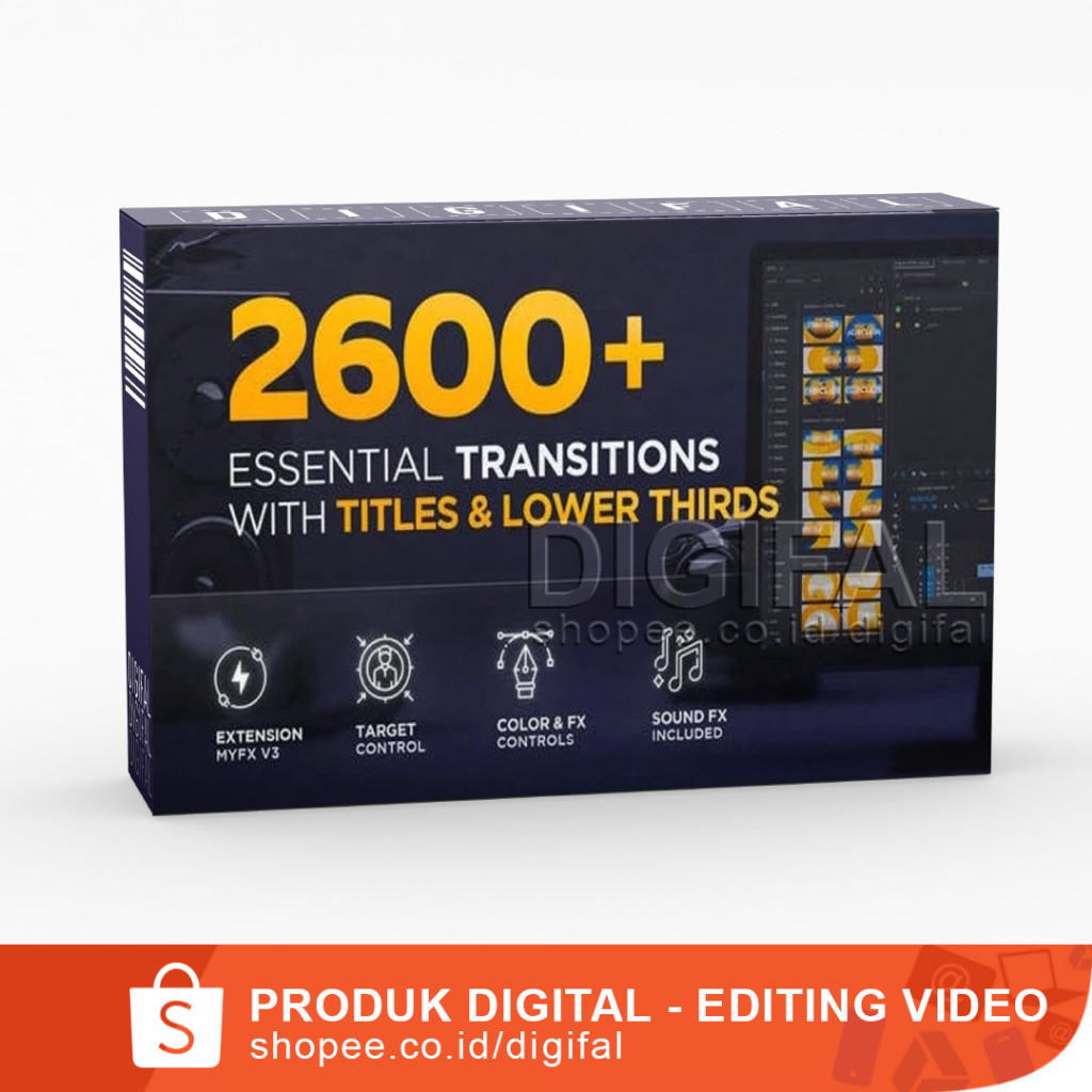 Jual MYFX Essential Transitions for Premiere Pro | Shopee Indonesia