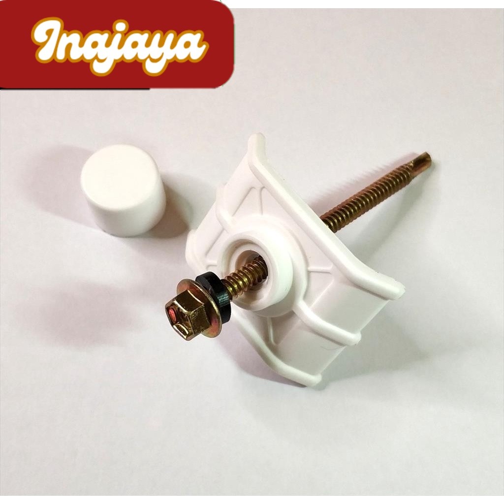 Jual INAJAYA Roof Seal Atap UPVC Set Skrup Baut Roofing 7cm Square ...