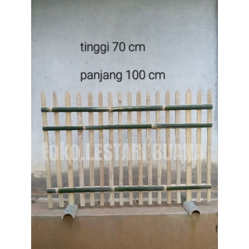 Jual Pagar Bambu 70~80 x 100 cm | Shopee Indonesia