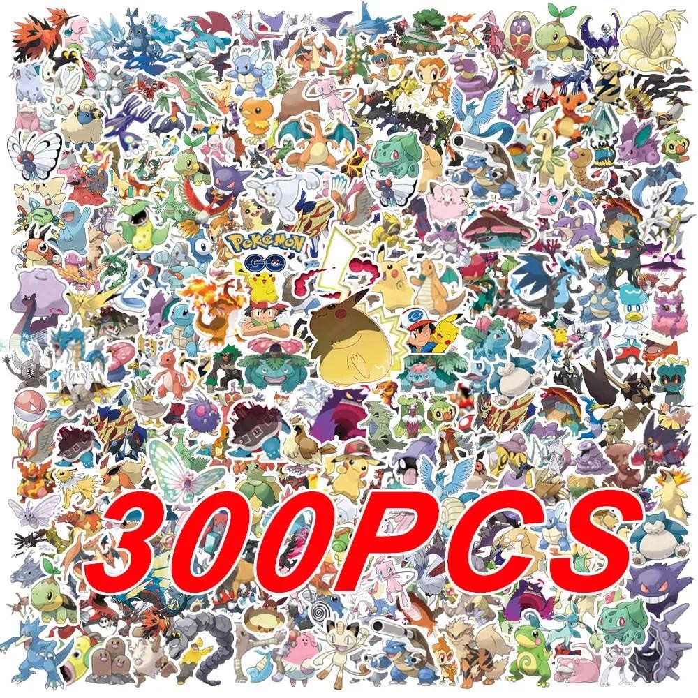 Jual 103/300Pcs Pokemon Cute Pikachu Stickers Charizard Album Pokédex ...