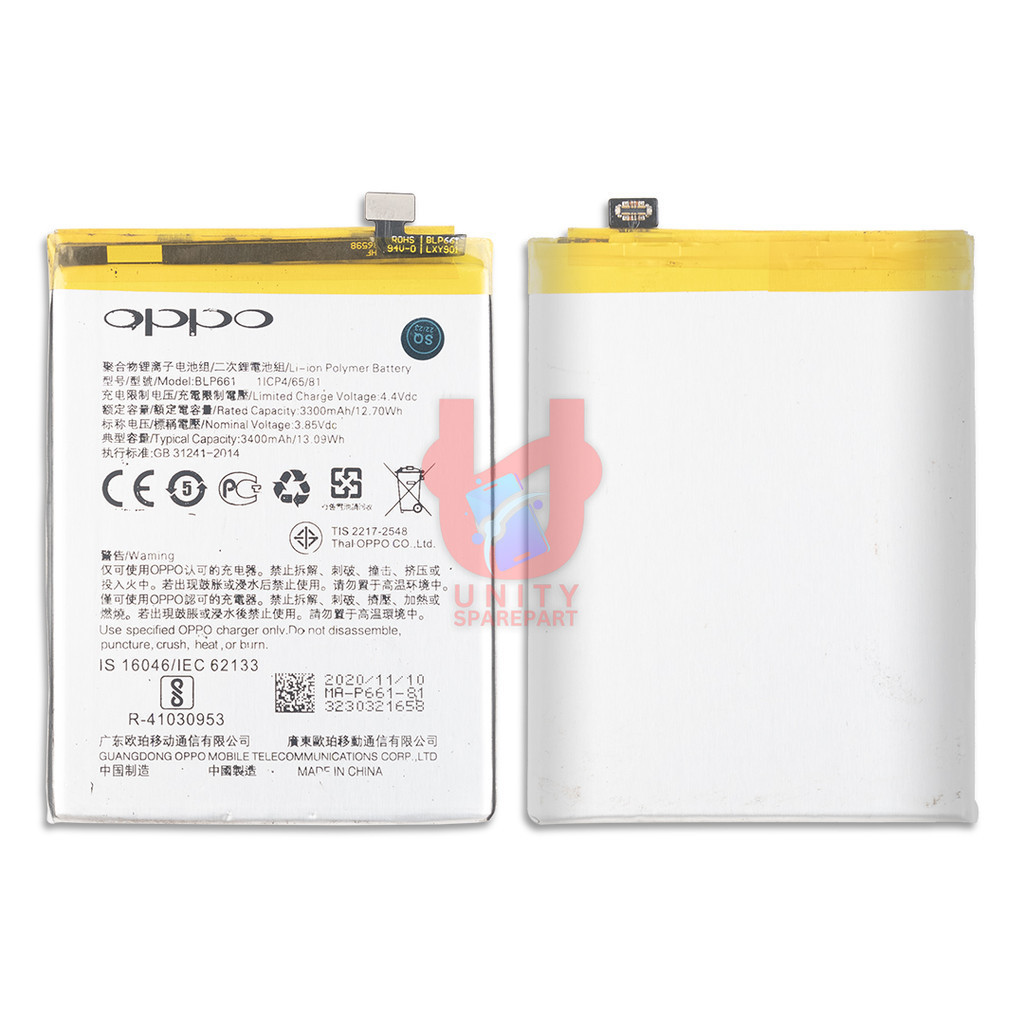 Jual BATERAI BATRE OPP0 F7 BLP-661 BLP661 ORIGINAL | Shopee Indonesia