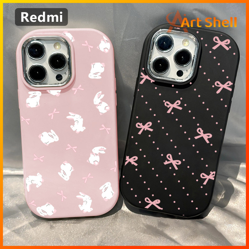 Jual CASE Pink Polka Dot Princess Bow FOR Redmi Note 8 9 10 Note10s ...