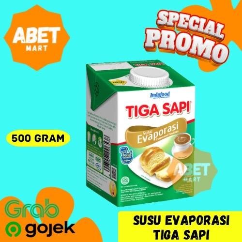 Jual Tiga Sapi Susu Evaporasi 500Gr - 500 Gr 3 Sapi Evaporated Milk ...