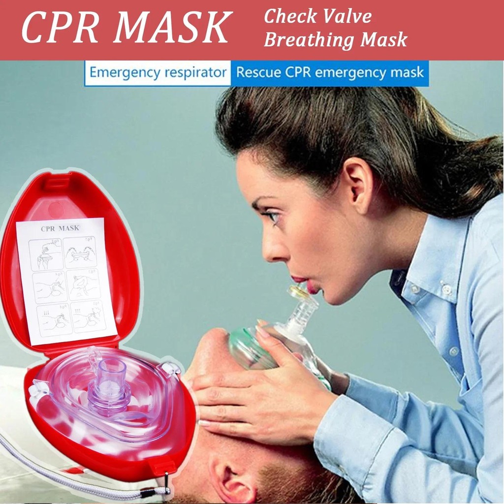 Jual Cpr Resuscitation Mask Pvc Cpr Resuscitator Breathing Equipment ...