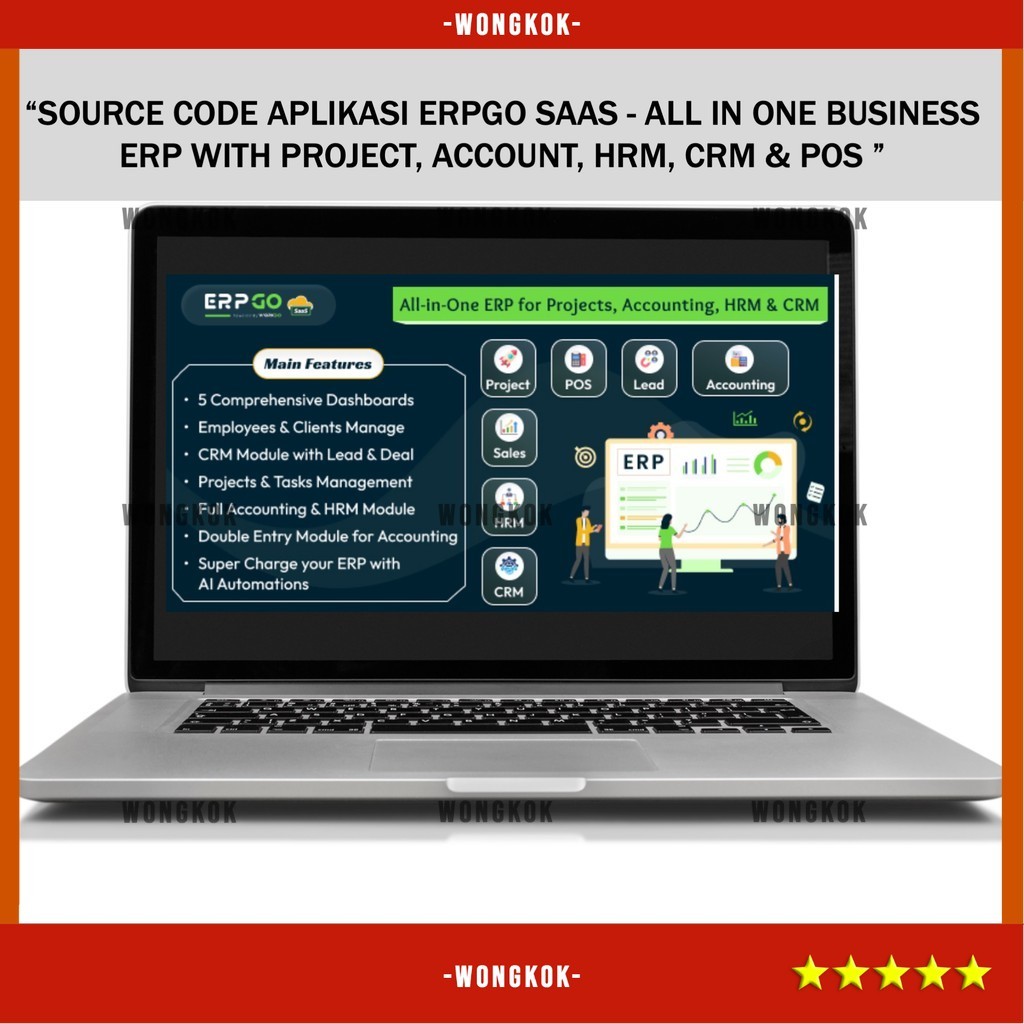 Jual SOURCE CODE APLIKASI WEB ERPGO SAAS - ALL IN ONE BUSINESS ERP WITH PROJECT, ACCOUNT, HRM ...