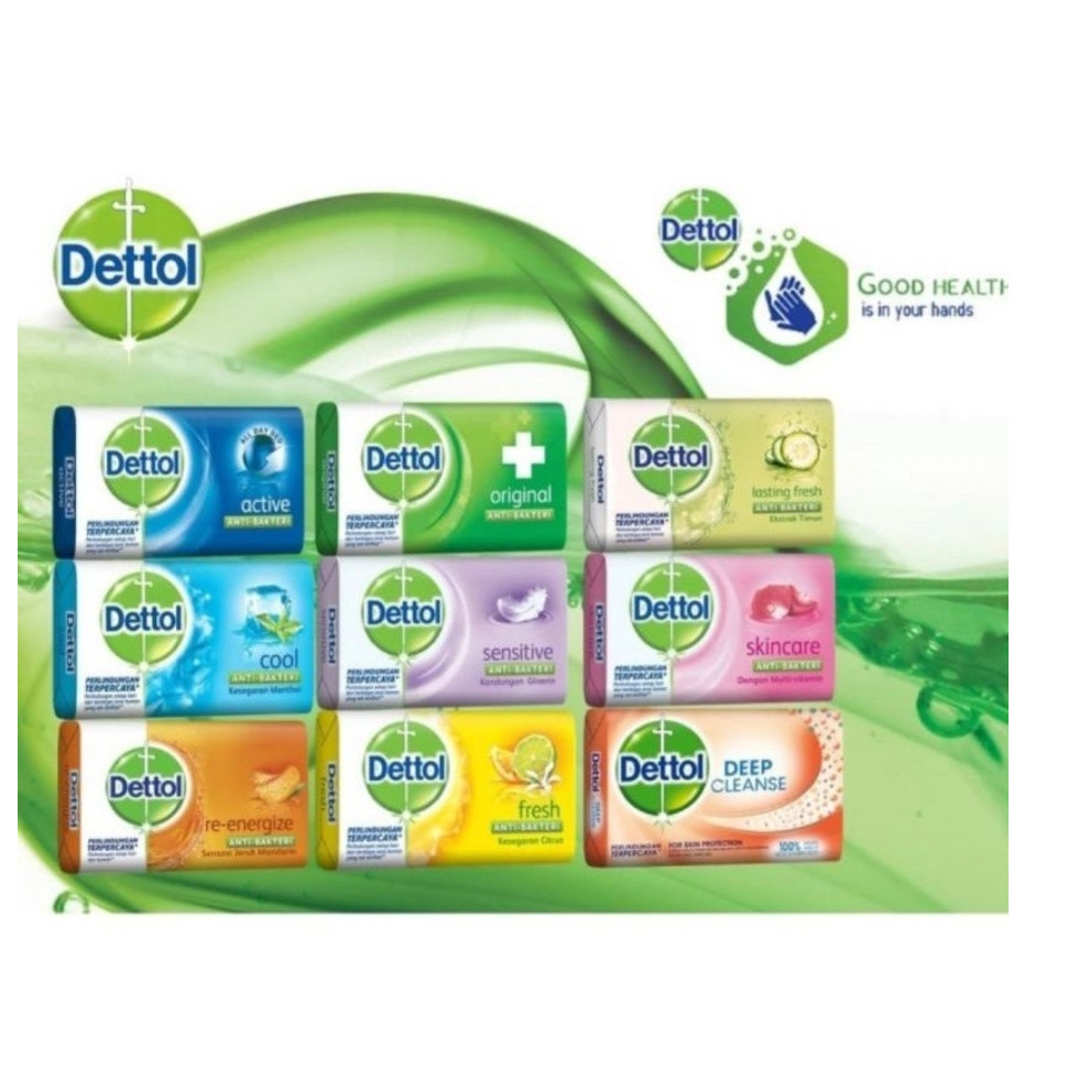 Jual DETTOL Sabun Batang Anti Bakteri - Soap Bar 60gr | Sabun Mandi ...