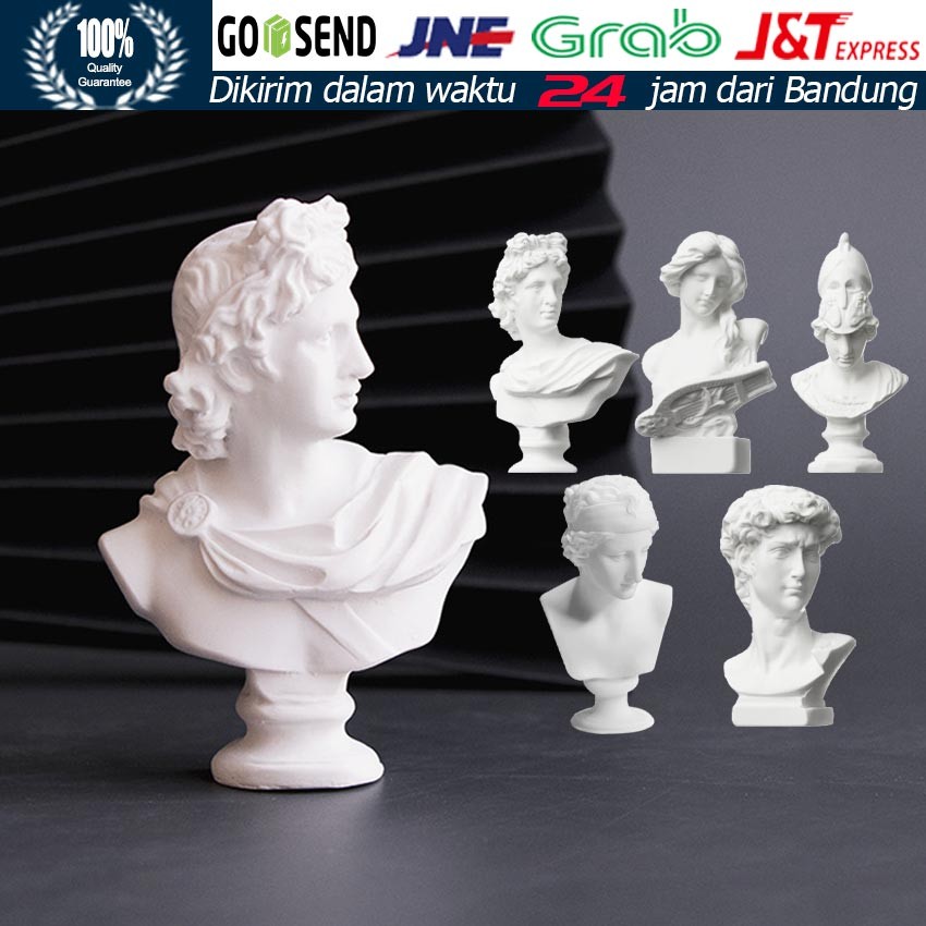 Jual Patung Mini Gypsum Gaya Yunani Romawi / Properti Patung Untuk Foto ...