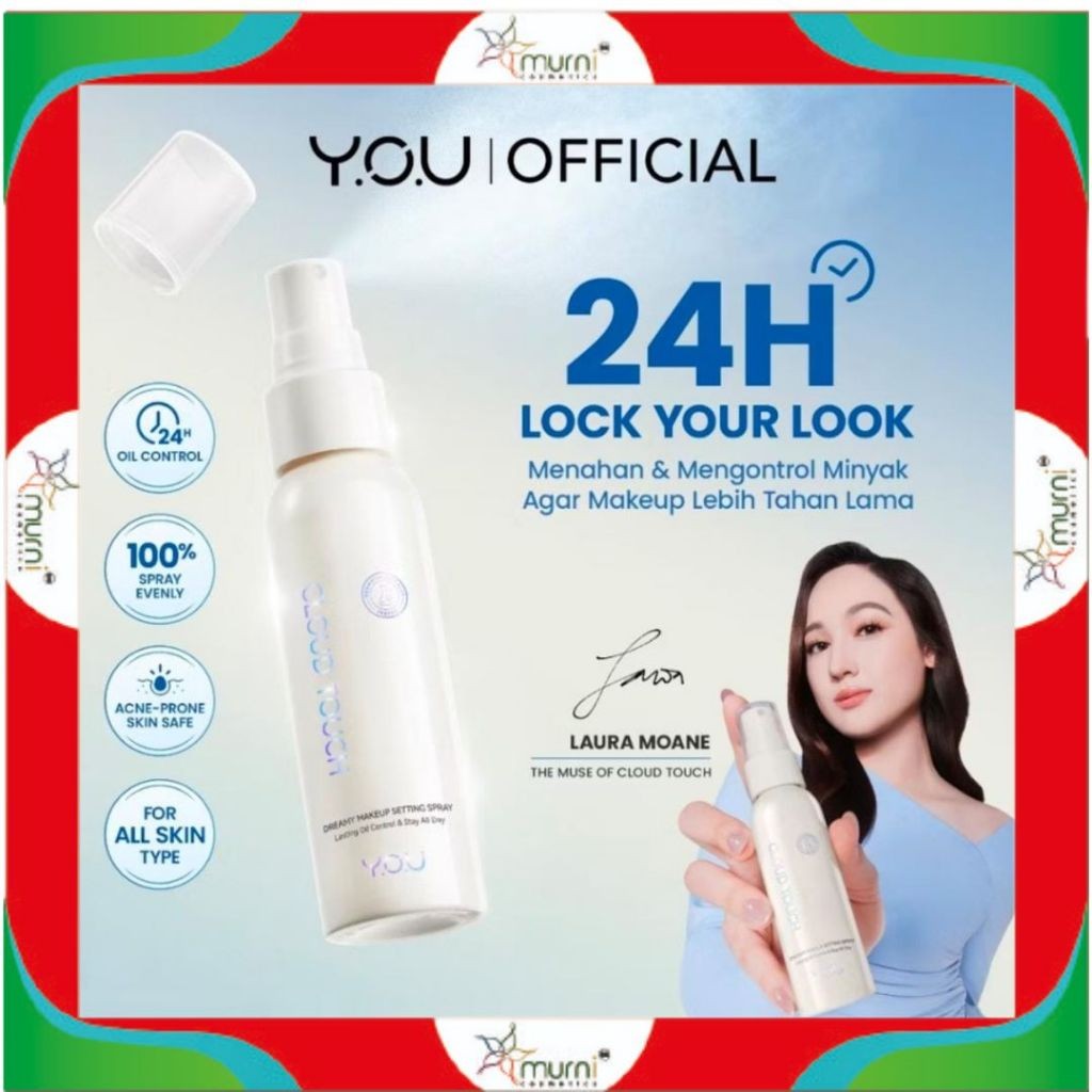 Jual [ MURNI ] [[PUTIH]] YOU CLOUD TOUCH DREAMY MAKEUP SETTING SPRAY ...