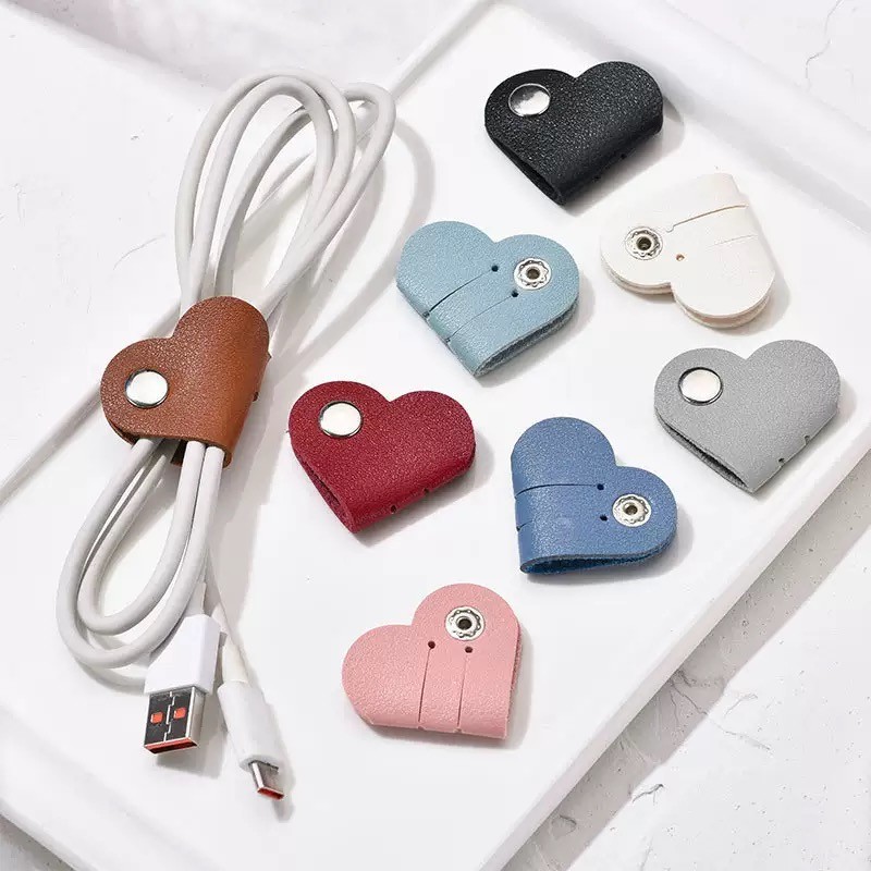 Jual Cable Holder Kulit Asli Klip Kabel Kulit Premium Cocok Untuk ...