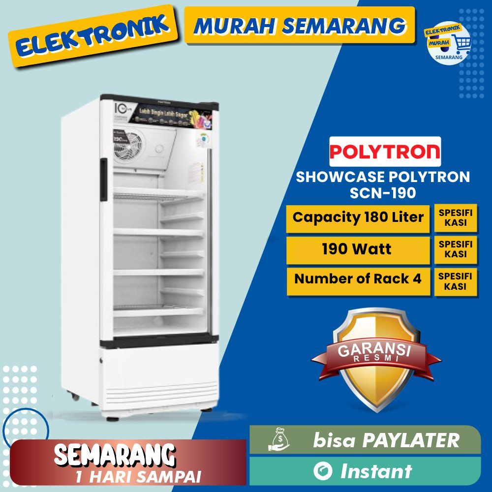 Jual Showcase 1 Pintu Polytron SCN-190 190 Liter | Shopee Indonesia