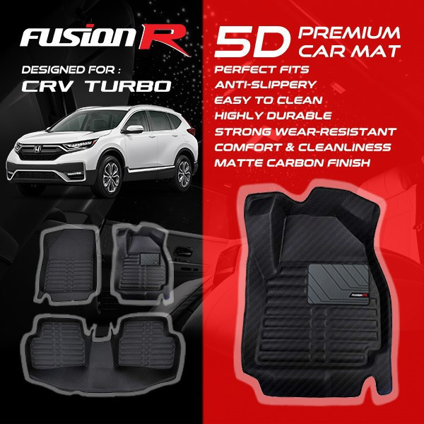 Jual Fusion R Karpet Mobil 5D Mangkok CRV Turbo / Premium Car Carpet ...