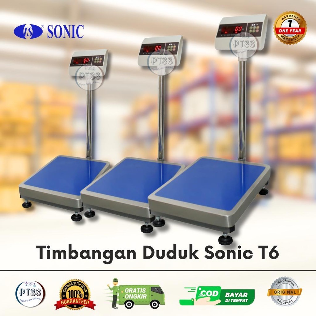 Jual Timbangan Duduk digital 300kg/timbangan barang T6 Cap 300kg-500kg Bergaransi | Shopee Indonesia