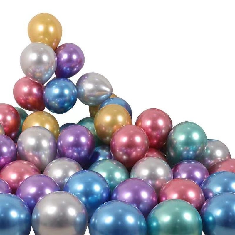 Jual ( RSY ) Balon latex metalik chrome / balloon chrome 12inch per ...