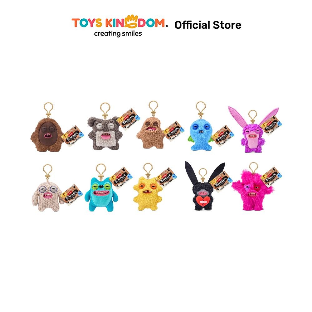 Jual Toys Kingdom Fuggler Gantungan Kunci Boneka Plush 12.7 cm Random ...