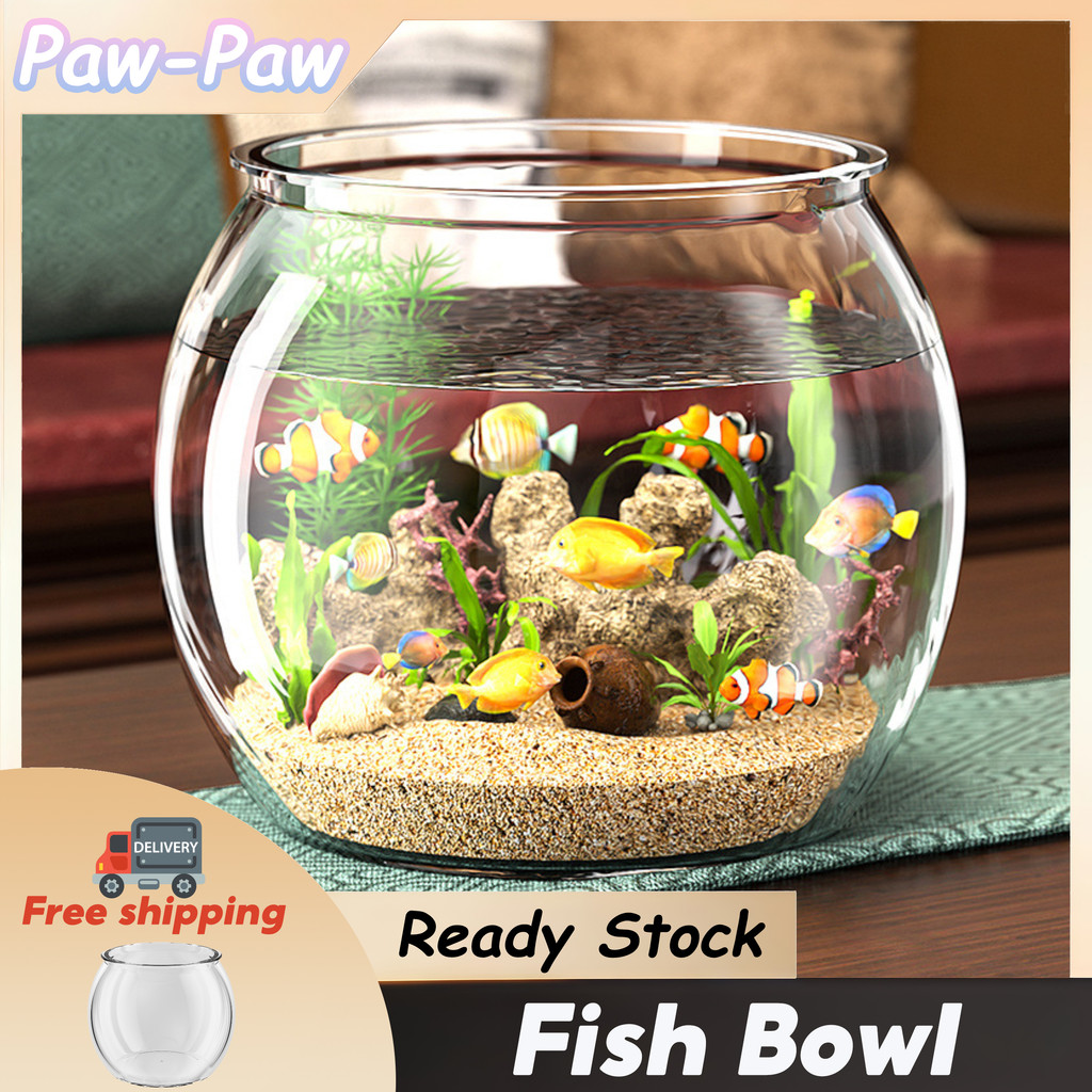 Jual Aquarium Fish Bowl / Tangki ikan bulat / Toples Bulat Kura-Kura ...