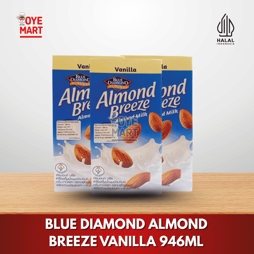 Jual BLUE DIAMOND ALMOND BREEZE VANILLA 946ML / ALMOND SUSU VANILA | Shopee Indonesia