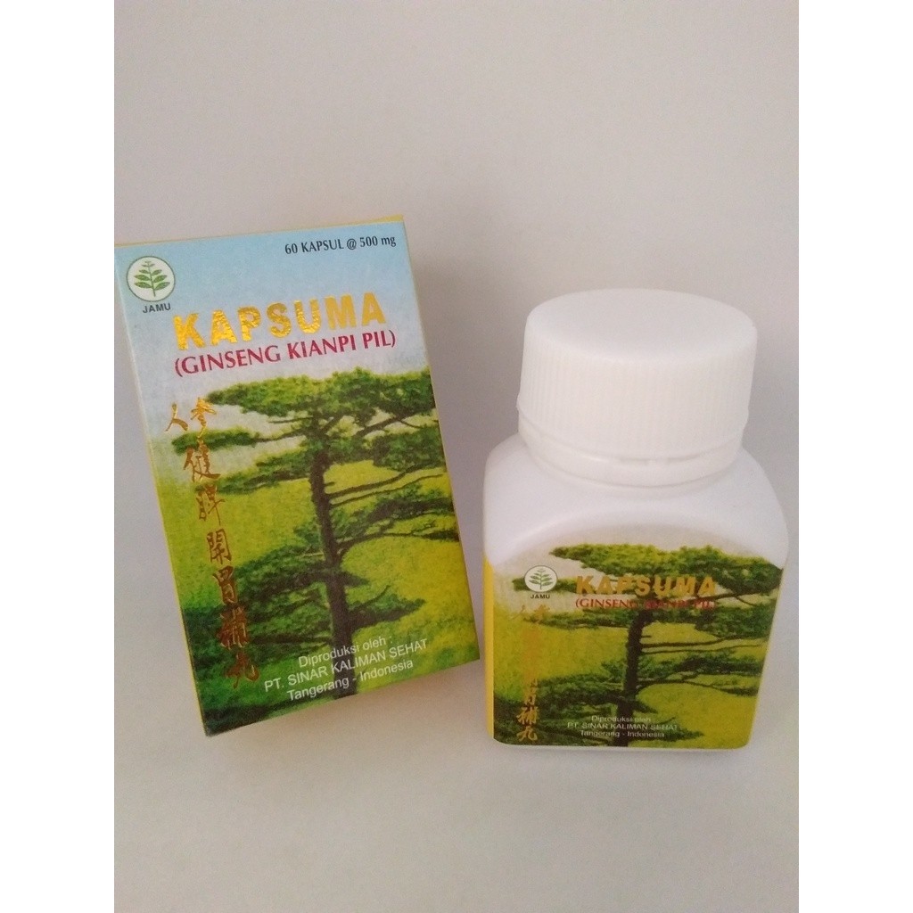 Jual Kapsuma Ginseng Kianpi Pil 60 Kapsul Nafsu Makan Kesehatan ...