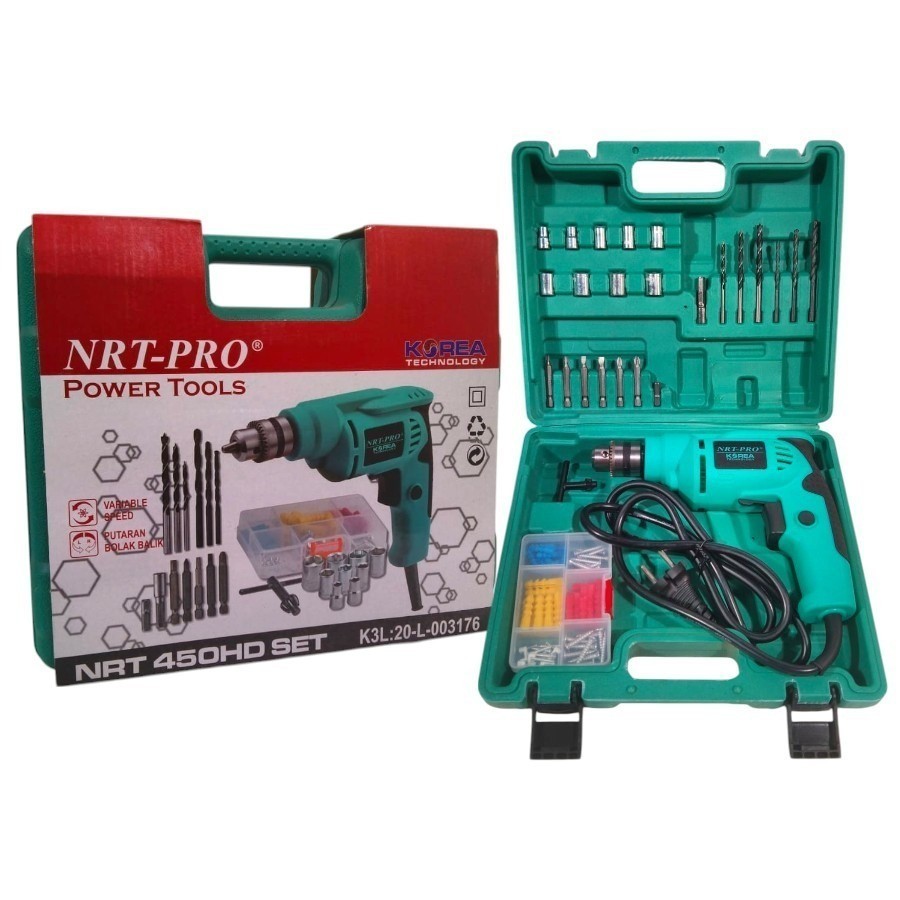 Jual NRT-PRO 450HD Set Mesin Bor Listrik – Paket Lengkap dengan ...