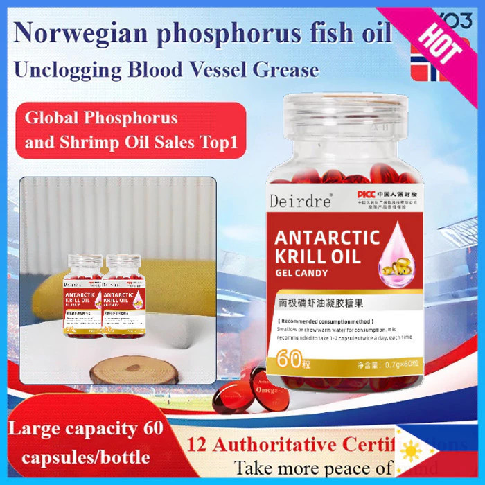Jual Beli 2 Gratis 3 Minyak Krill Antartika 60 buah_Kapsul Minyak Krill Antartika_Astaxanthin ...